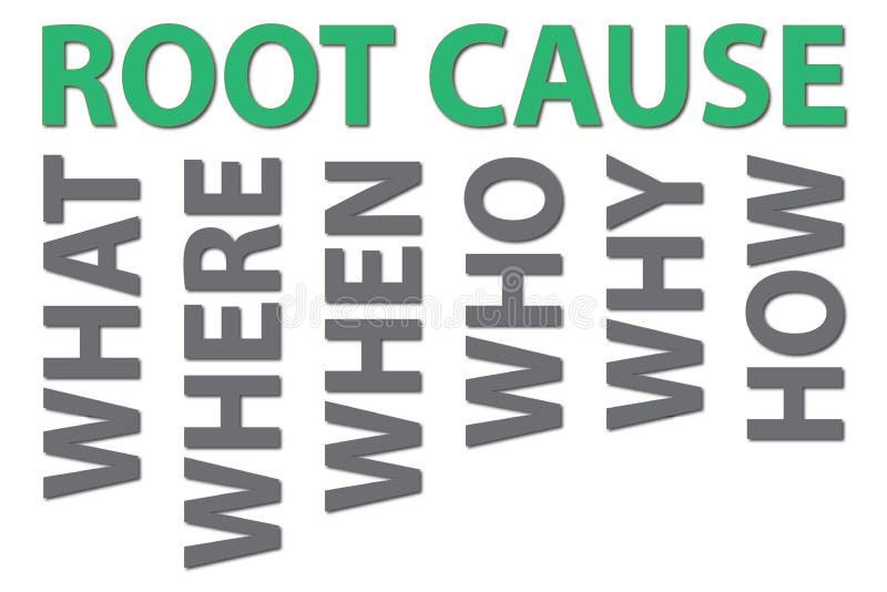 Root cause stock illustration. Illustration of improve - 53460291