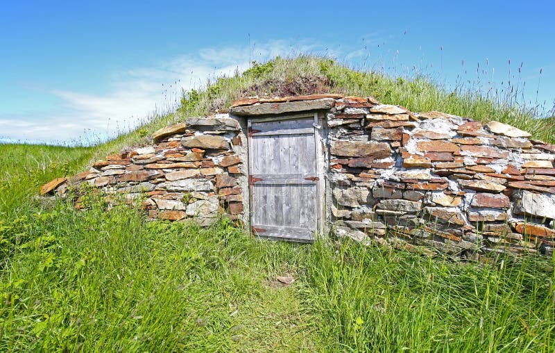 Root Cellar of Elliston, Newfoundland, Canada Stock Image - Image of ...
