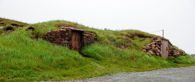 Root Cellar in Elliston, Newfoundland and Labrador Stock Photo - Image ...