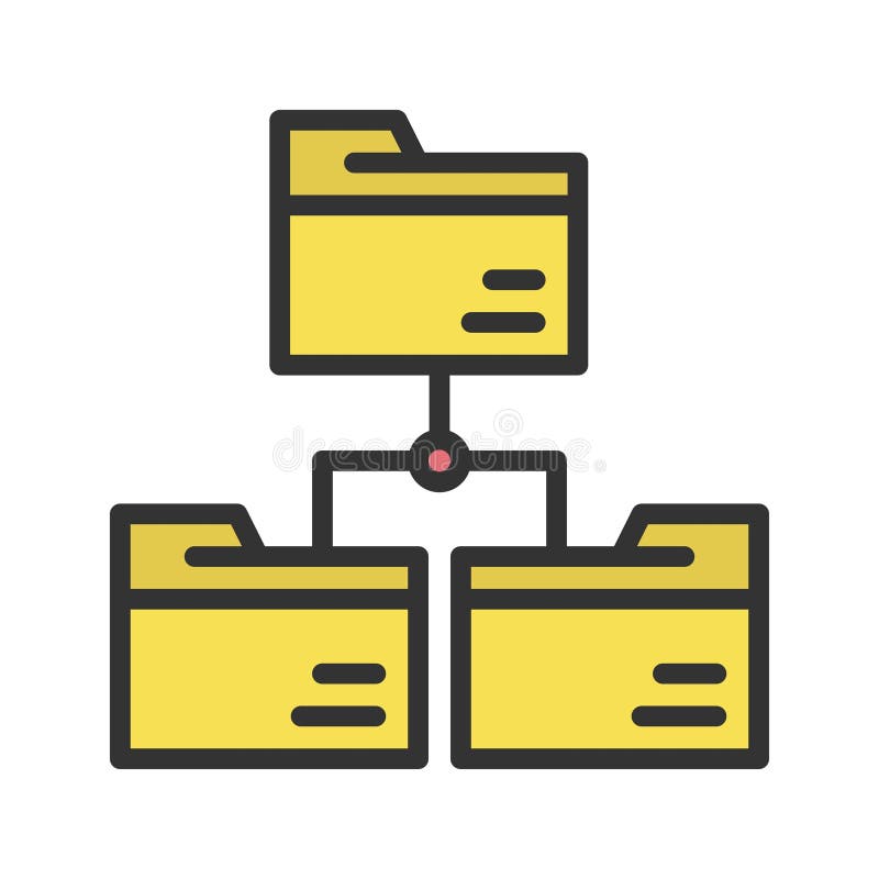 Root Directory Icon Image. stock vector. Illustration of marketing ...