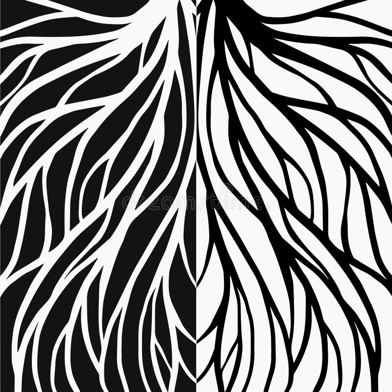 Root Pattern Illustration for Textile and Printing Stock Vector ...