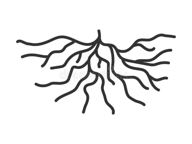 Root Plant Icon Simple Silhouette Flat Style Stock Vector - Illustration of modern, icon: 379249906