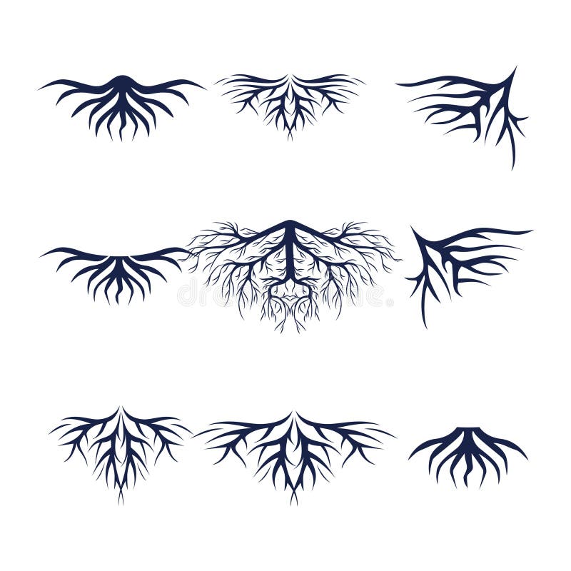 Root System Logo Stock Illustrations – 583 Root System Logo Stock ...