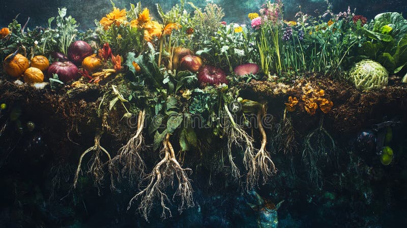 Root Systems of Multiple Crops Interacting Underground, Biodiversity ...