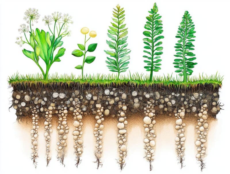 Types Plant Roots Stock Illustrations – 259 Types Plant Roots Stock ...