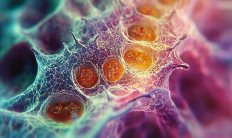 Root Tip of Onion and Mitosis Cell in the Root Tip of Onion Under a ...
