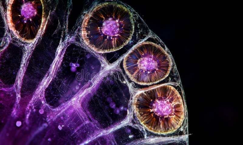 Root Tip of Onion and Mitosis Cell in the Root Tip of Onion Under a ...