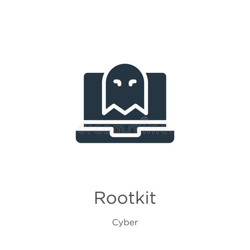 Rootkit Icon in Trendy Design Style. Rootkit Icon Isolated on White ...