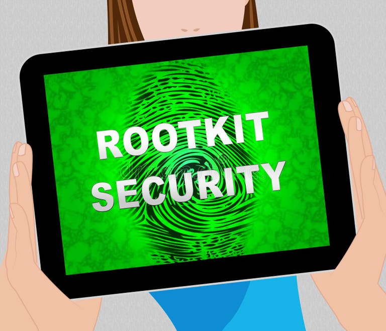 Rootkit Security Data Hacking Protection 2d Illustration Stock ...