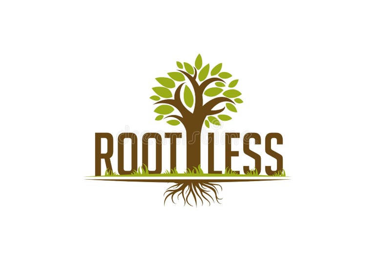 Rootless logo vector stock vector. Illustration of health - 109062181