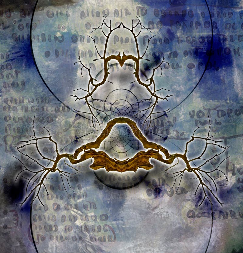 Roots and angels wings stock illustration. Illustration of style ...