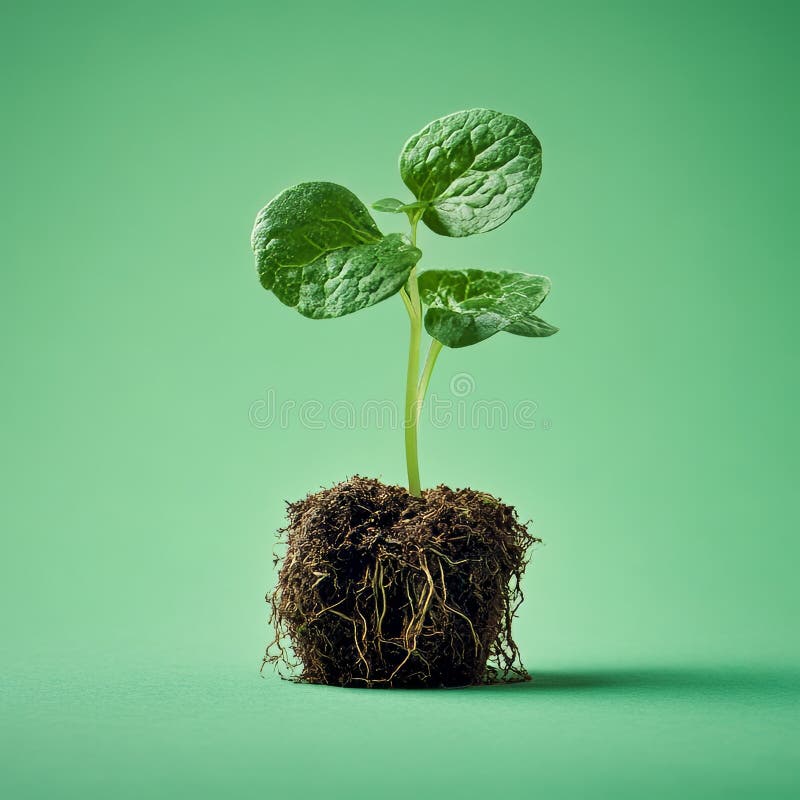 Roots New Growth Young Plant Represent Life Stock Photos - Free ...