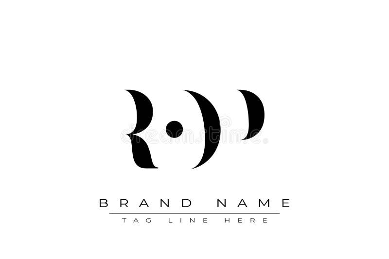 ROP Abstract Letter Logo Design Stock Vector - Illustration of initial ...