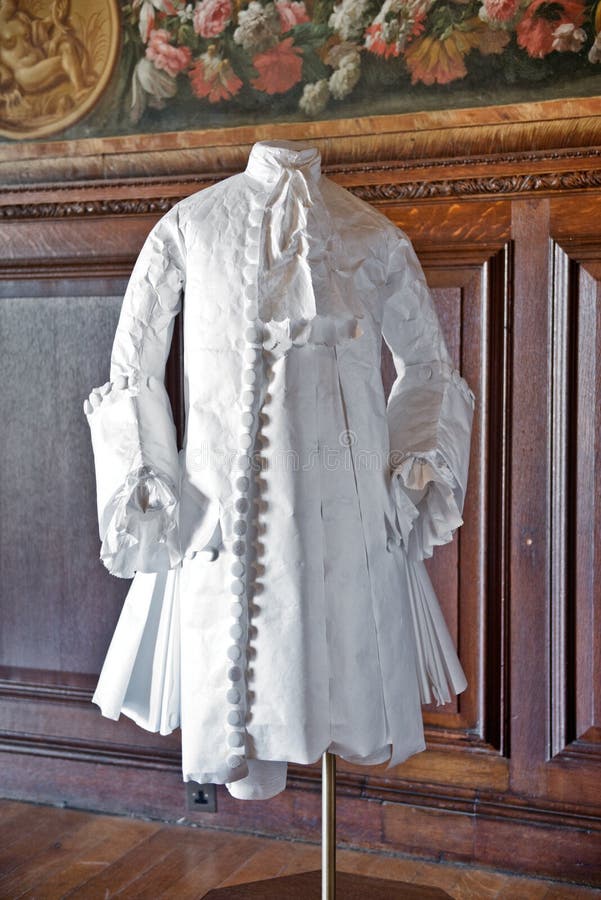 Ropa Barroca Blanca Del Estilo En Hampton Court Foto de archivo ...