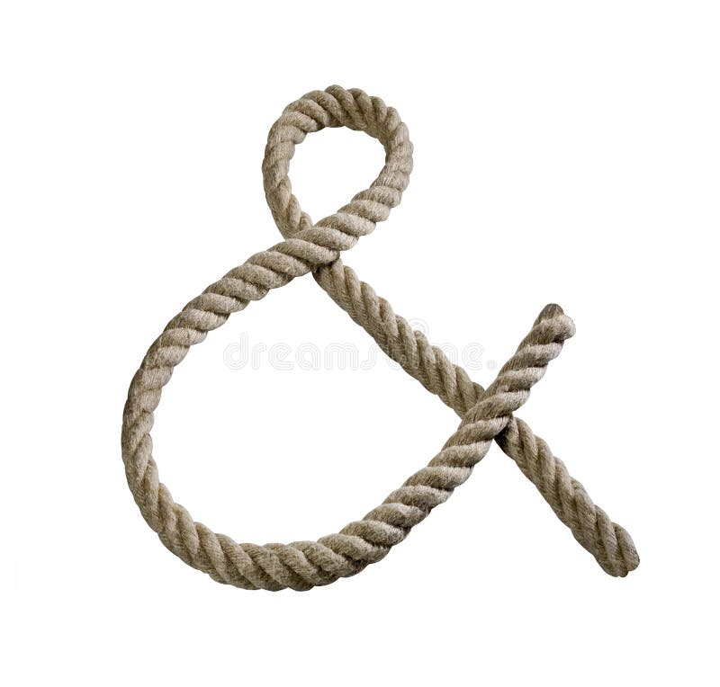 Rope forming letter M stock photo. Image of capital, single - 7025006