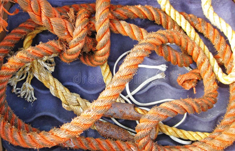 Rope stock image. Image of clipping, rigging, hemp, outdoor - 15436013