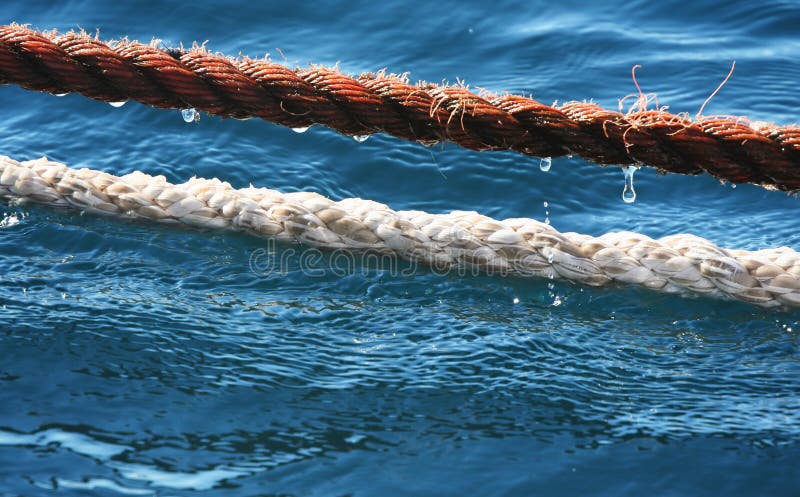 Rope stock image. Image of summer, water, cruise, transport - 1897719