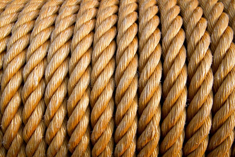 Thick rope stock image. Image of fasten, strands, lines - 14997035