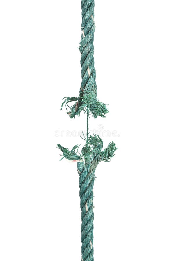 Broken rope stock photo. Image of metaphor, hang, flaw - 4477614