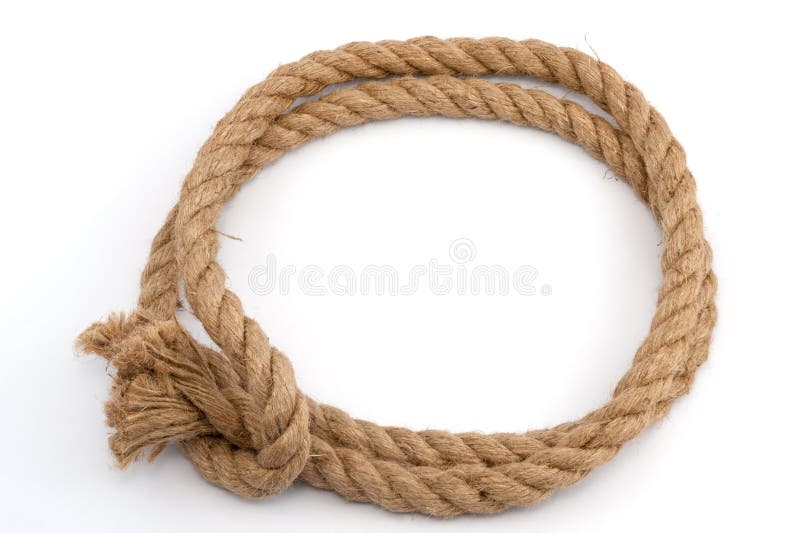 Curve of rope knot stock photo. Image of rope, connection - 41442262