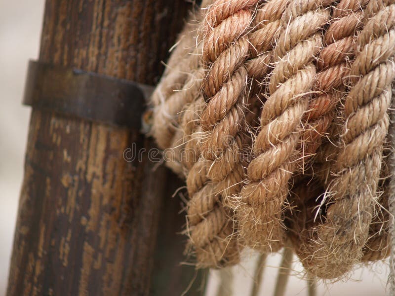 Red rope stock image. Image of cable, dock, cord, sail - 961001