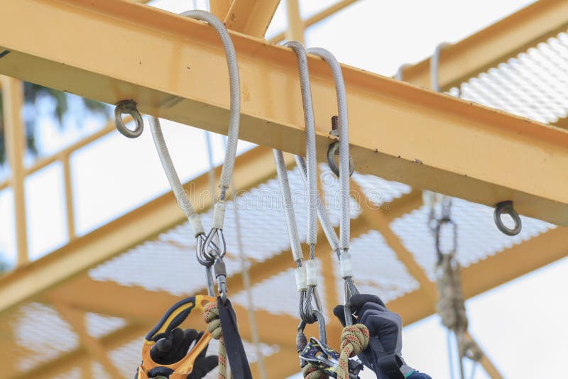 Rope access equipment stock image. Image of danger, service - 87080073
