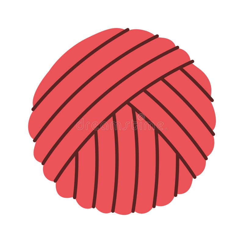 Rope Ball Pet Game Accessory Stock Vector - Illustration of drawn ...