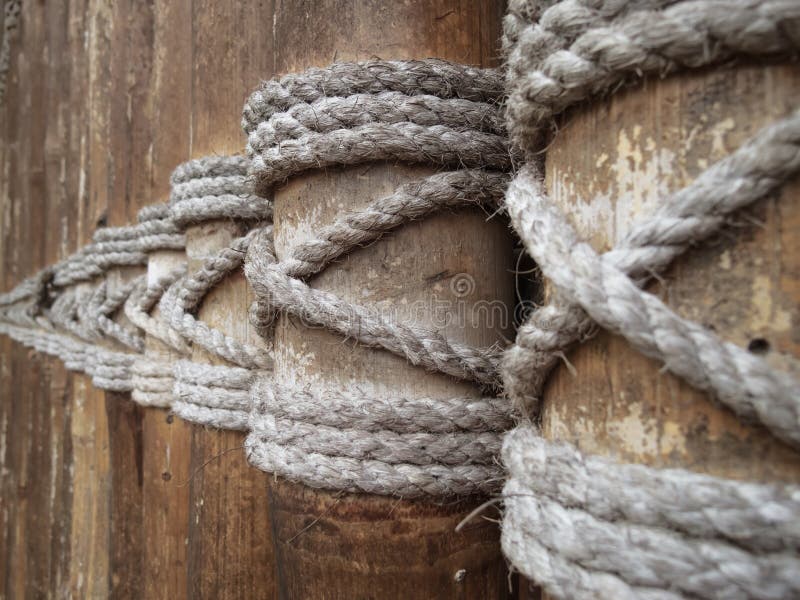 Rope and bamboo stock photo. Image of house, backgrounds - 33171412