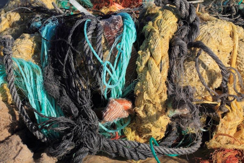 Rope on a beach stock image. Image of nylon, storm, rope - 41533093