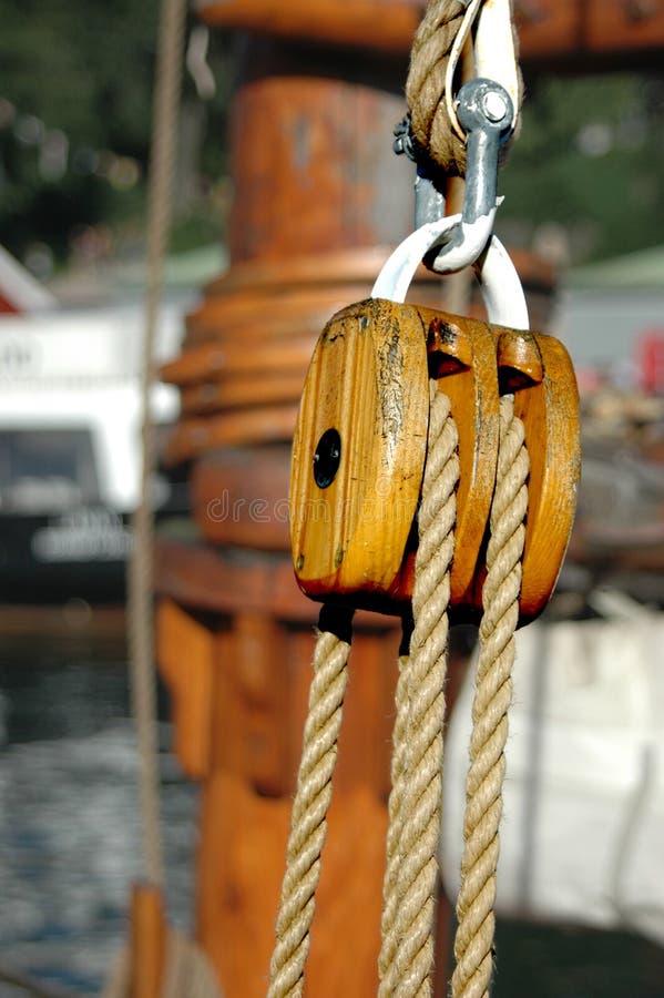 Rope block stock photo. Image of historical, rope, cordage - 22712518