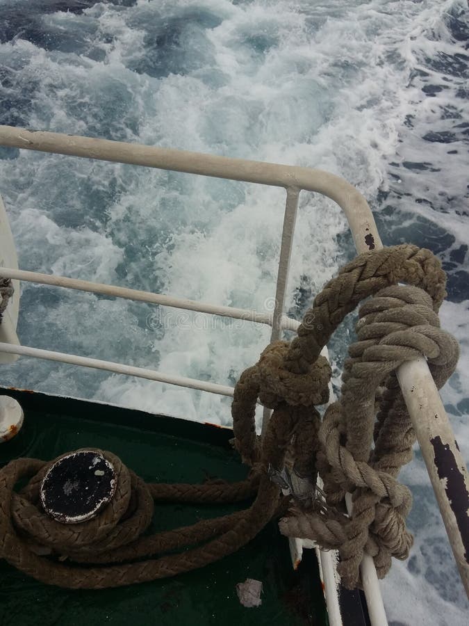 Rope on board stock image. Image of rope, ship, trip - 81373239