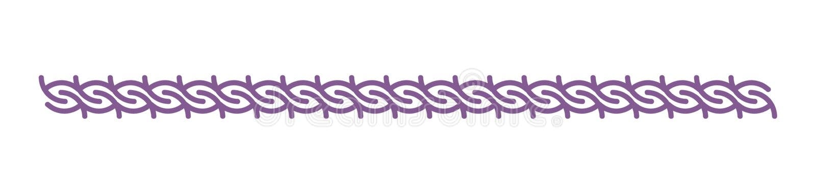 Simple Rope Border Patterns Stock Illustrations – 44 Simple Rope Border ...