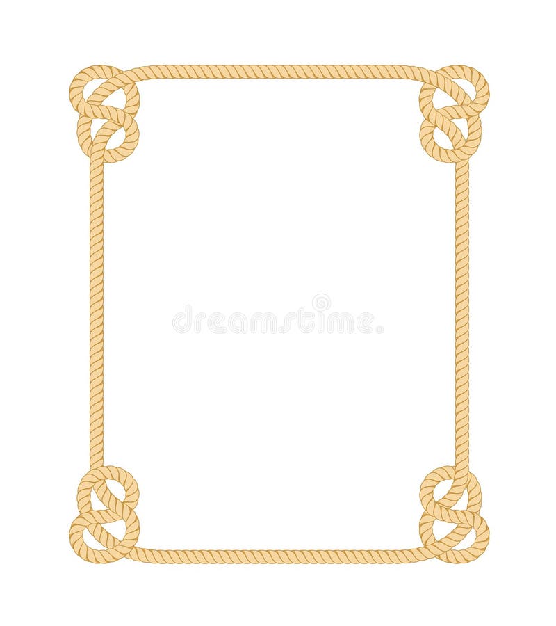 Western Rectangle Rope Frame Stock Illustrations – 23 Western Rectangle ...