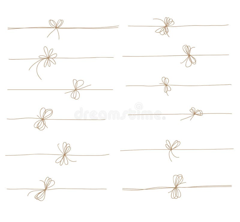 String Bow Clipart Black And White