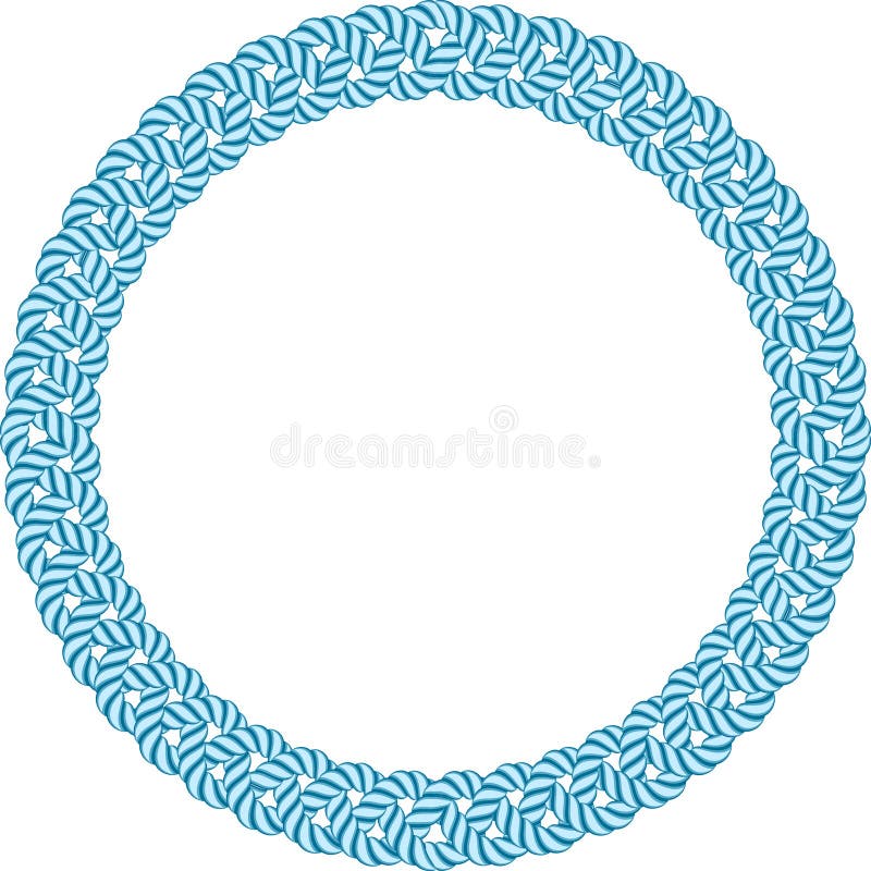 Rope braid vector frame stock vector. Illustration of cable - 280336312