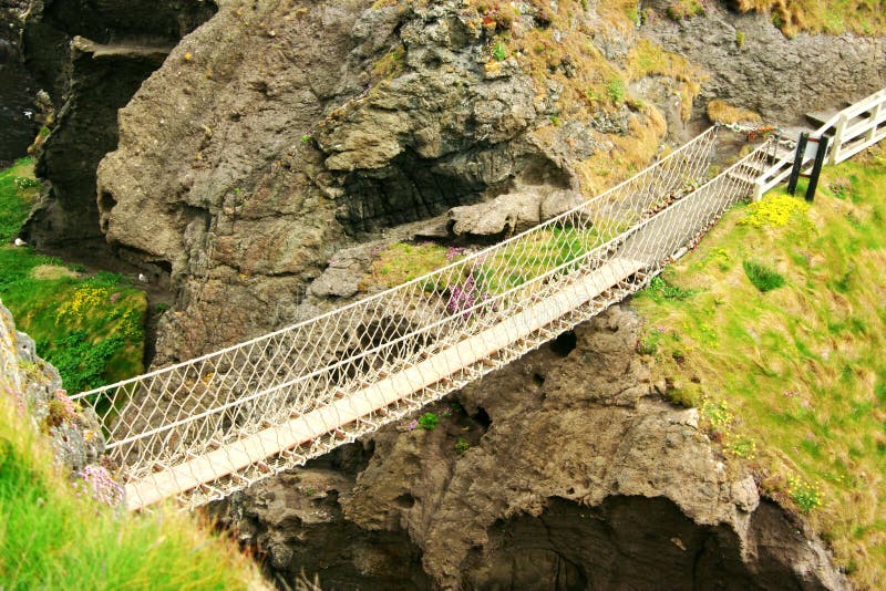 Rope Bridge stock image. Image of risk, high, walkway - 5781837