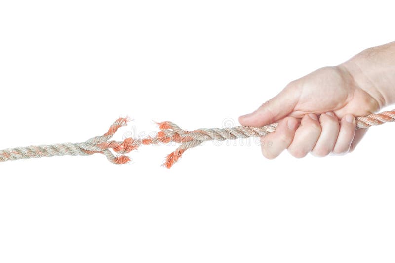Two hands pulling a rope. stock image. Image of hand - 27749289