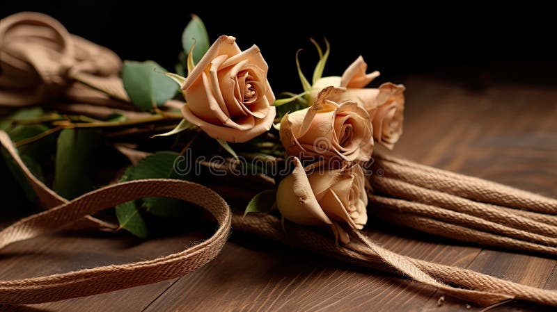 Rope brown string stock illustration. Illustration of material - 314903193