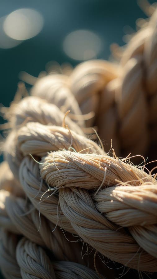 A Rope with a Bunch of Knots is Shown in the Image Stock Illustration ...
