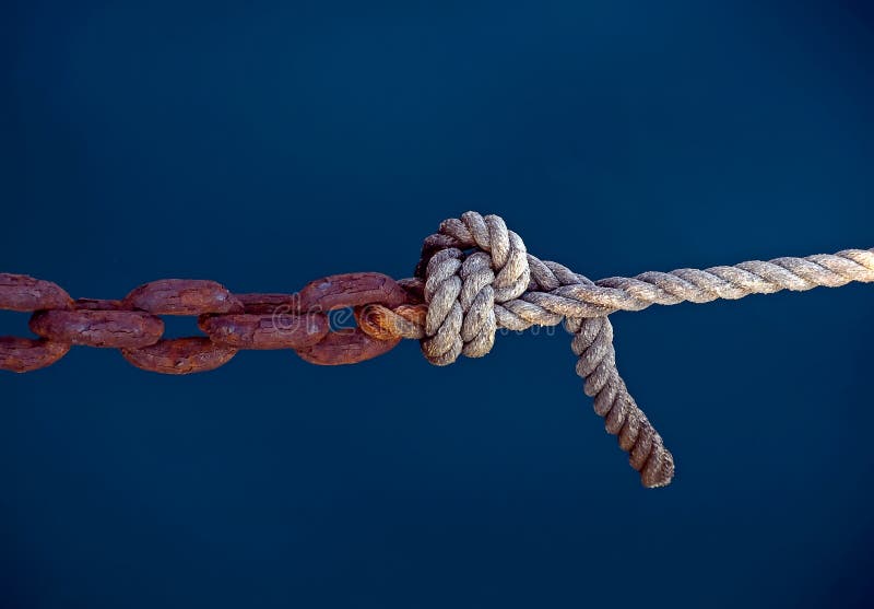 Taut Rope stock image. Image of strong, taut, fray, rope - 99945
