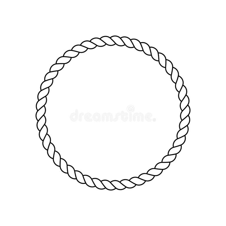 Rope Circle Border Stock Illustrations – 3,261 Rope Circle Border Stock ...