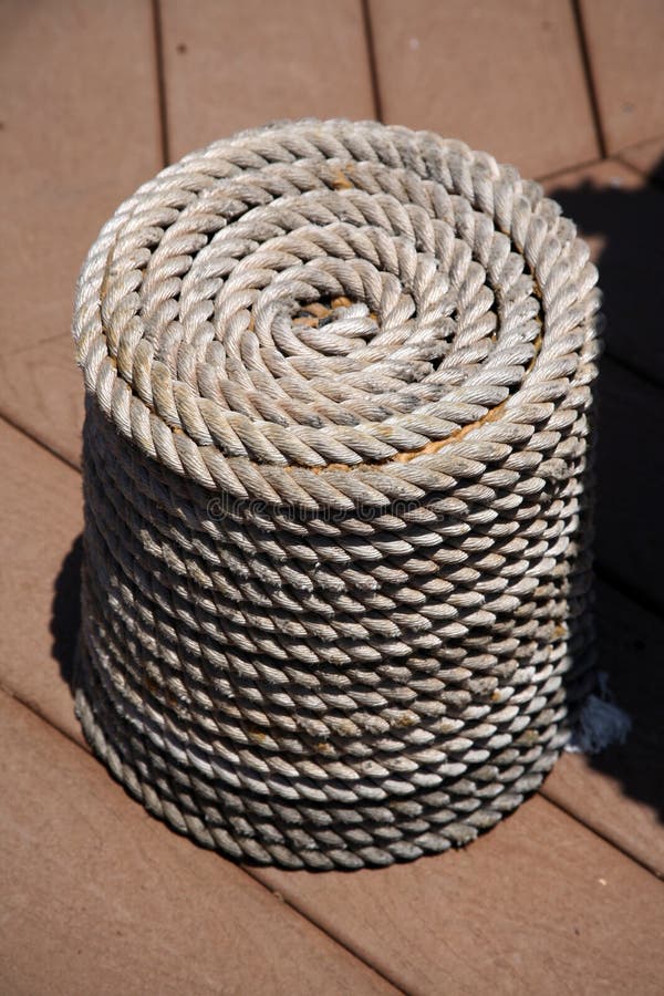 Rope coil stock image. Image of line, strong, string, marine - 1118579