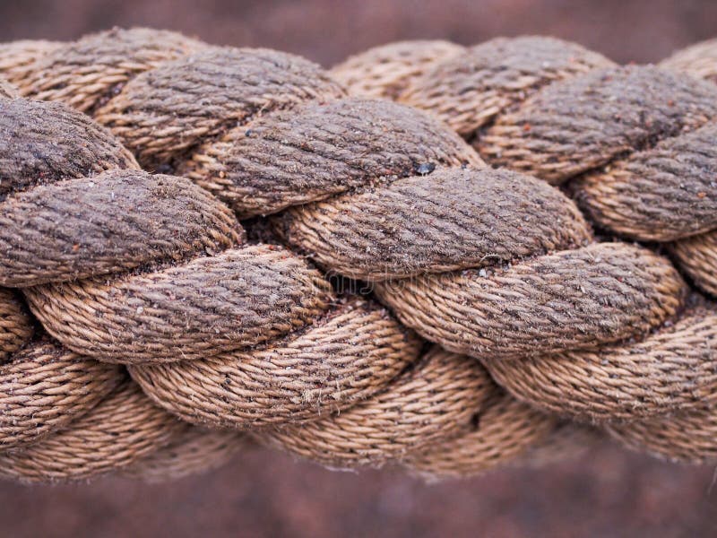 Rope stock photo. Image of strength, ship, brown, detail - 36437350
