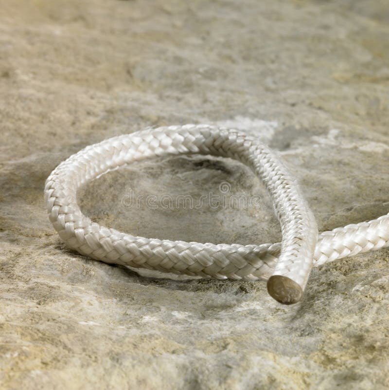 Rope end stock image. Image of curve, rough, twine, string - 22378655