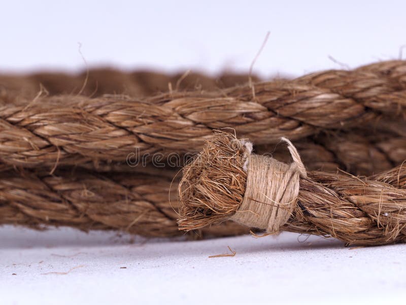 Rope end stock image. Image of whipped, craftsmanship - 52561115
