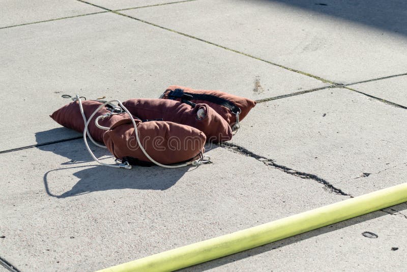 Rope Equipment Firefighter stock photo. Image of security - 106487532