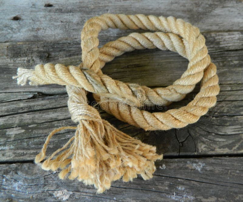 Rope Filmed - Close-up on the Street Stock Image - Image of park ...