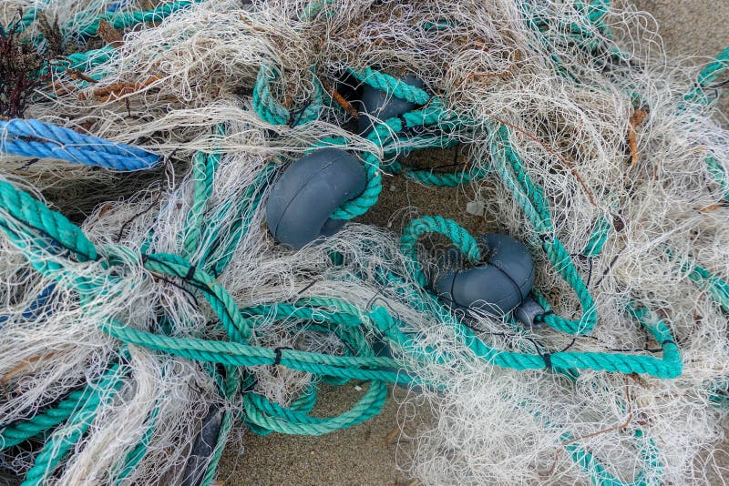 Rope and fish net stock photo. Image of green, gear - 109381094
