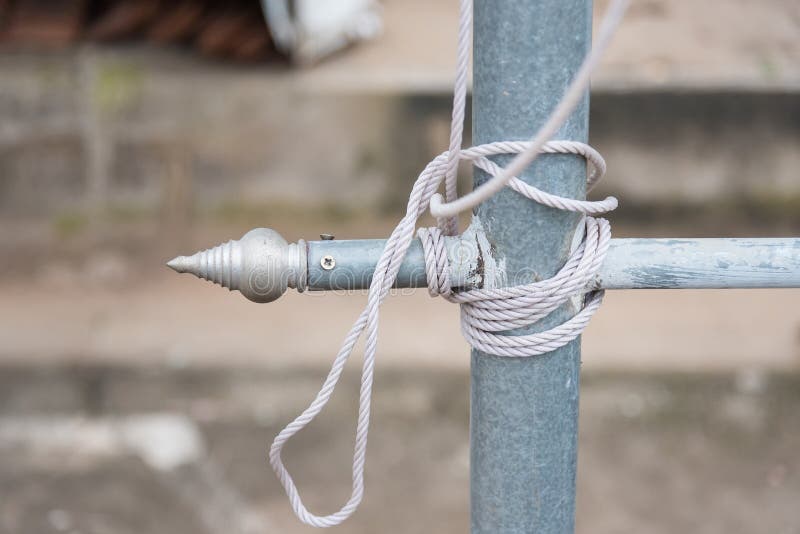 Rope Tied To Pole Stock Photos - Download 202 Royalty Free Photos
