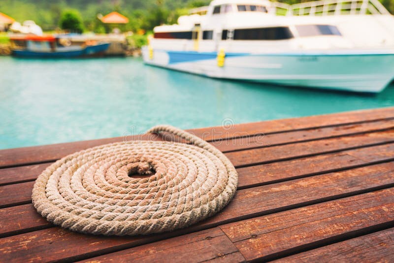 Rope As a Speed Bump on a Gravel Road. Stock Photo - Image of bumpy ...